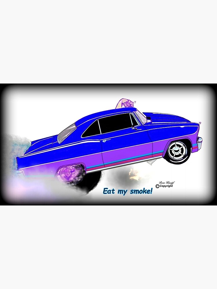 "Hot Rod Art // Eat my Smoke!" Poster for Sale by Imagin8er | Redbubble