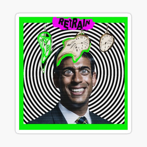 "RETRAIN " Sticker for Sale by LauraLonsdaleD | Redbubble