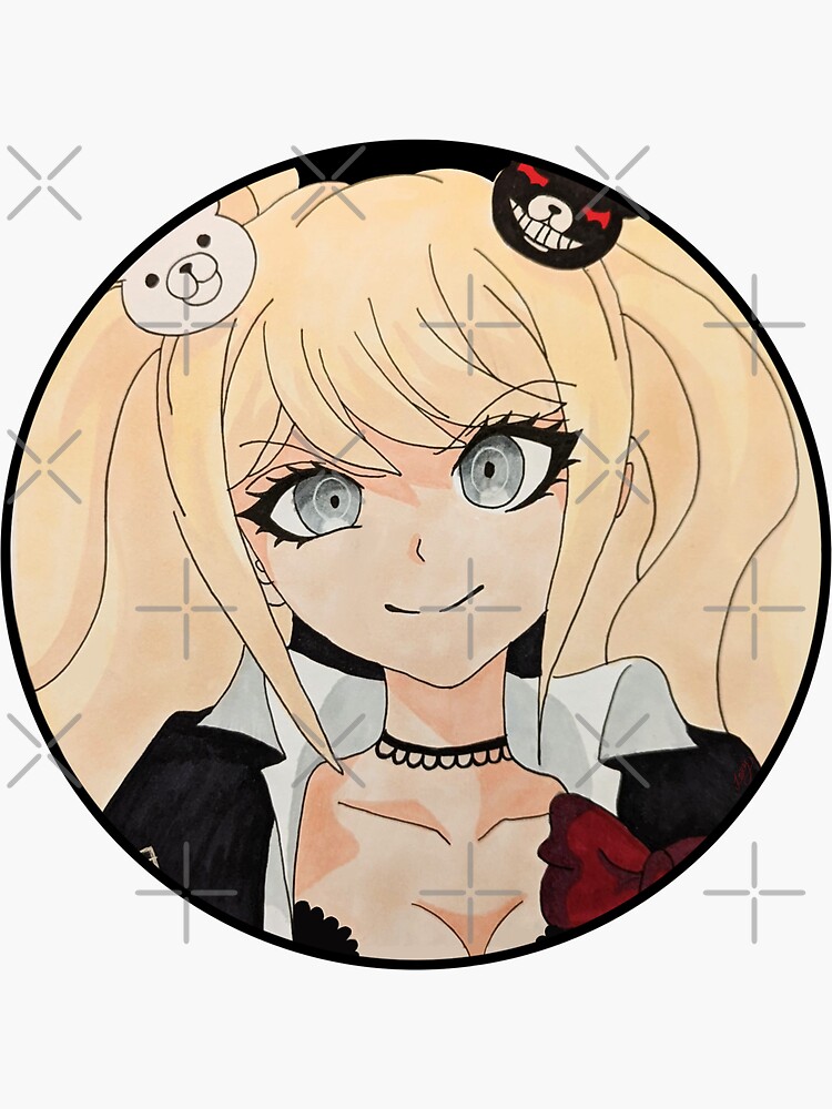 "Junko" Sticker for Sale by Violets-Designs | Redbubble