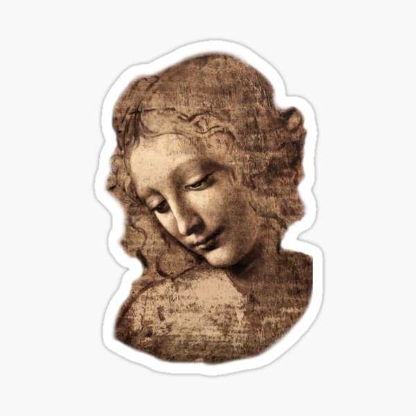 "Art By Leonardo " Sticker for Sale by KathteeDesign | Redbubble