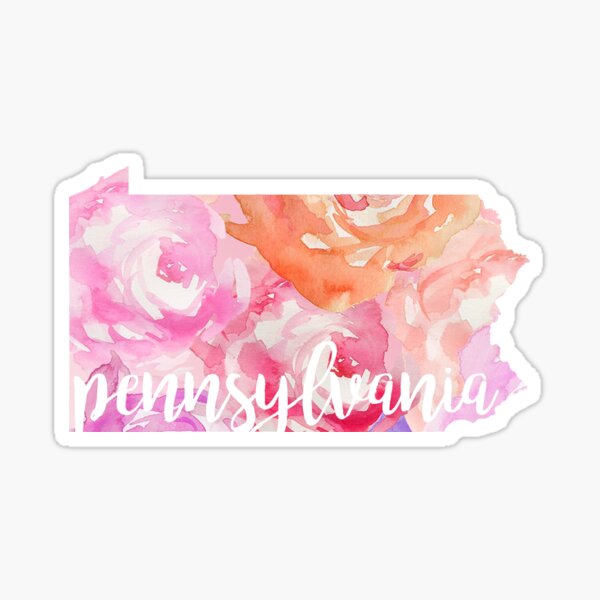 "Pennsylvania" Sticker by mad-designs | Redbubble