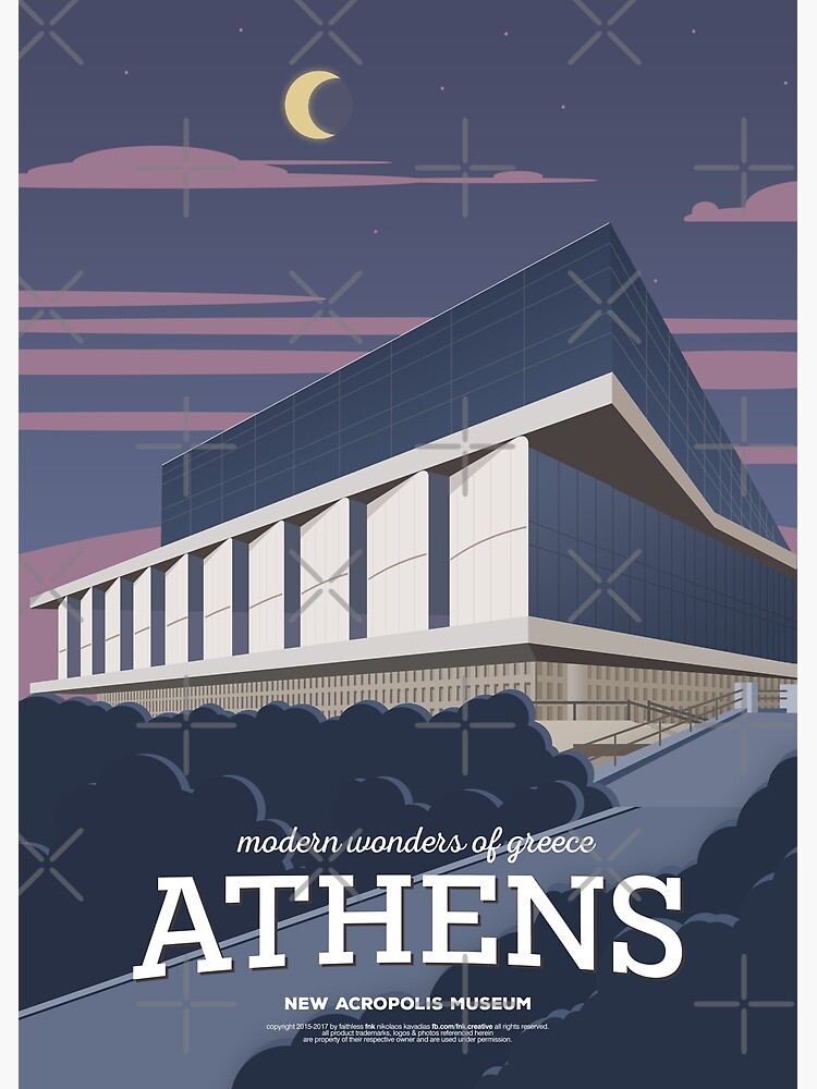 "The New Acropolis Museum, Athens (GR)" Framed Art Print for Sale by ...