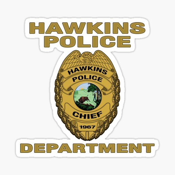 "Stranger Things | Hawkins Police Department " Sticker for Sale by ...