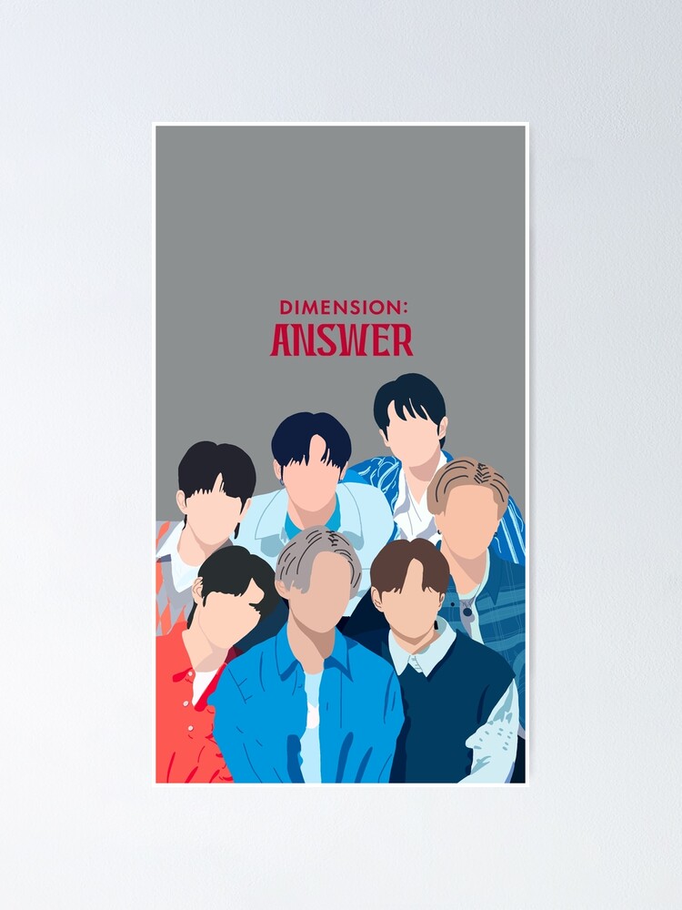 "Enhypen group drawing" Poster for Sale by Fluffyfrogs | Redbubble