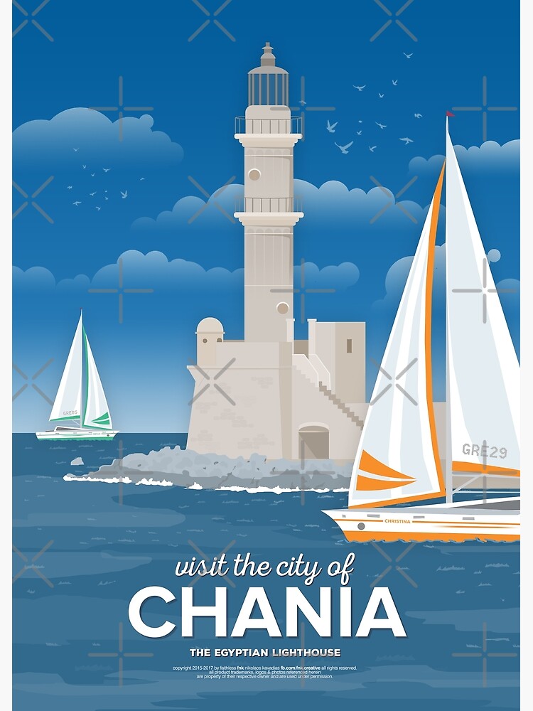 "The Egyptian Lighthouse, Chania (GR)" Photographic Print for Sale by fnk-creative | Redbubble