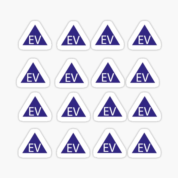 "ev sticker qld" Sticker for Sale by Zodiak18 | Redbubble