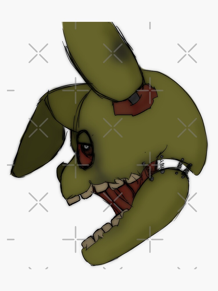 "springtrap" Sticker for Sale by techerror | Redbubble