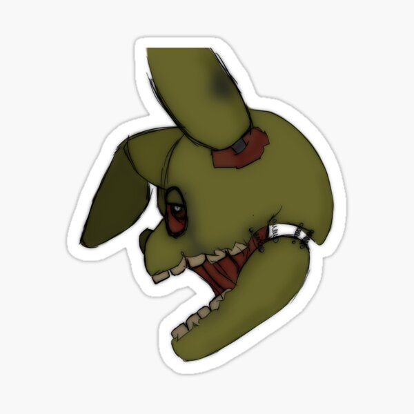 "springtrap" Sticker for Sale by techerror | Redbubble