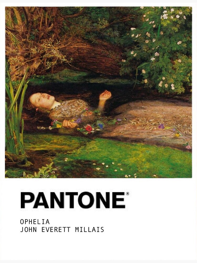 "Pantone Ophelia" Sticker for Sale by kgalpal | Redbubble