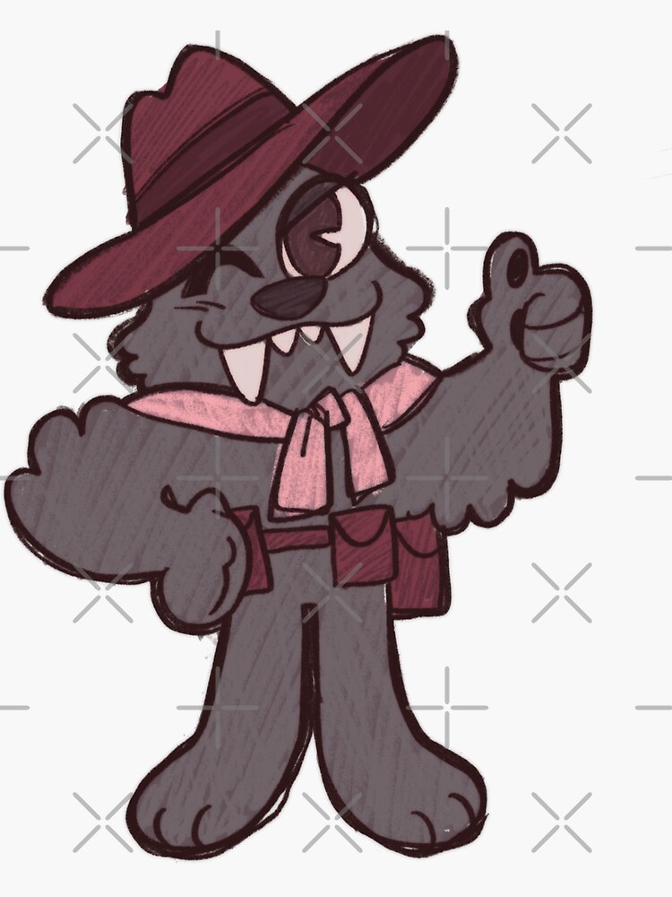 "Lizbert Megafig" Sticker for Sale by turboraven | Redbubble