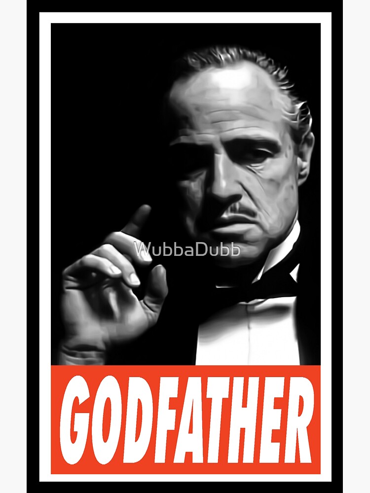 "-MOVIES- The Godfather" Sticker for Sale by WubbaDubb | Redbubble