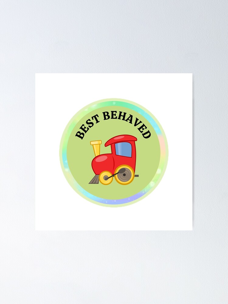 Póster «Mejor comportamiento El mejor diseño de tren de maestros» de ...