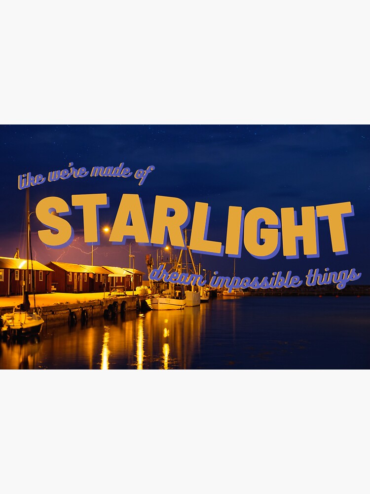 "Starlight - Vintage Postcard Design " Sticker for Sale by yourivygrows ...