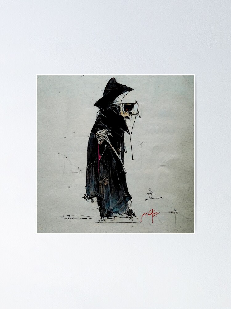 "Grim Reaper " Poster for Sale by bucketfiend | Redbubble