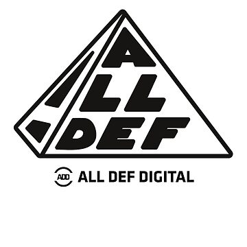 "All Def Digital Comedy Logo Design " Sticker for Sale by Slyguy77 ...