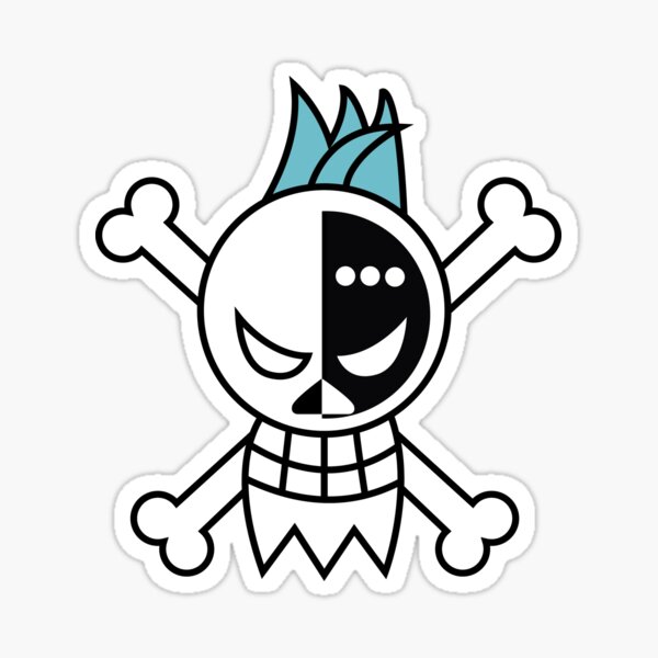 "Franky Pirate Flag" Sticker for Sale by kobmamba | Redbubble