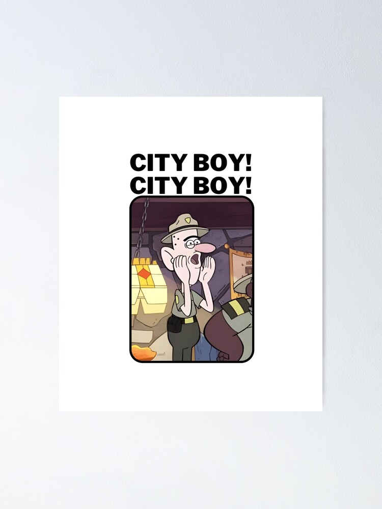 "City boys meme" Poster for Sale by SkyBazaar | Redbubble