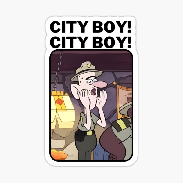 "City boys meme" Sticker for Sale by SkyBazaar | Redbubble
