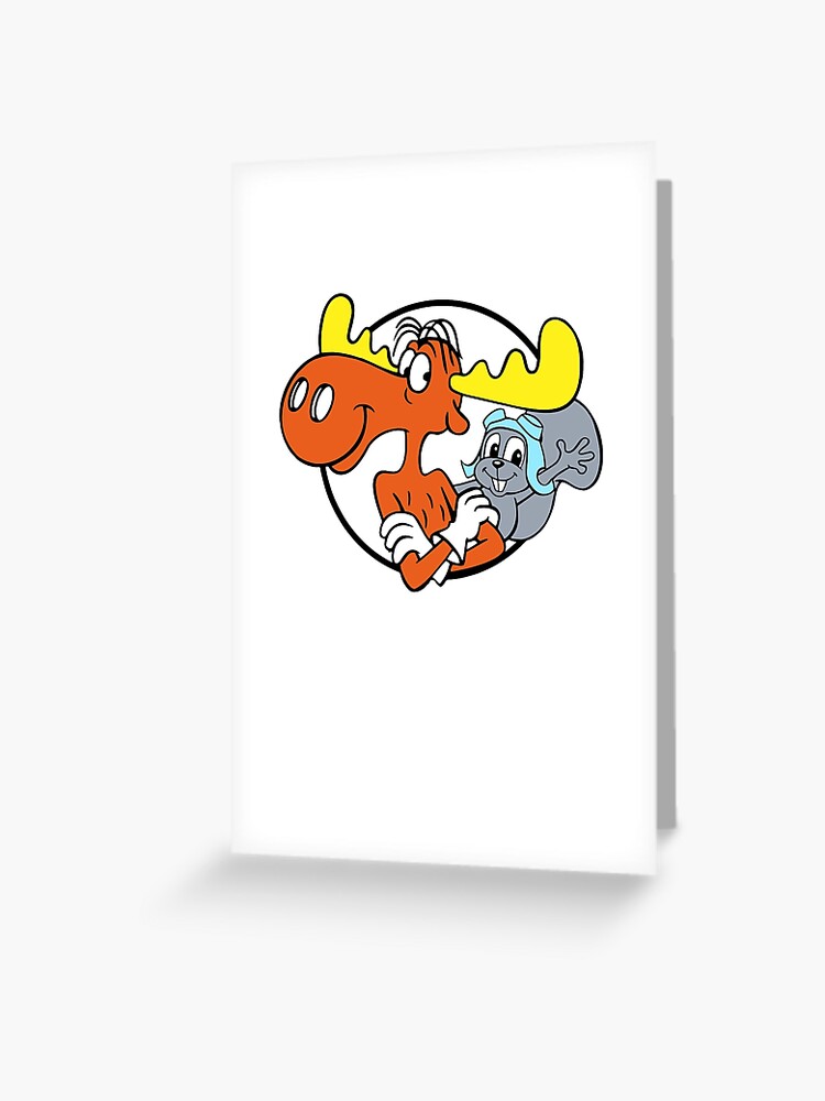 "Rocky & Bullwinkle Set" Greeting Card for Sale by chrisskle | Redbubble