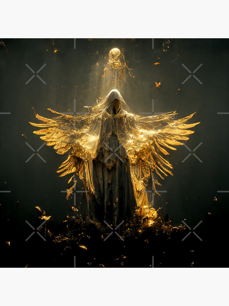 "Angel of Death - Full Body, Majestic" Sticker for Sale by rganm ...