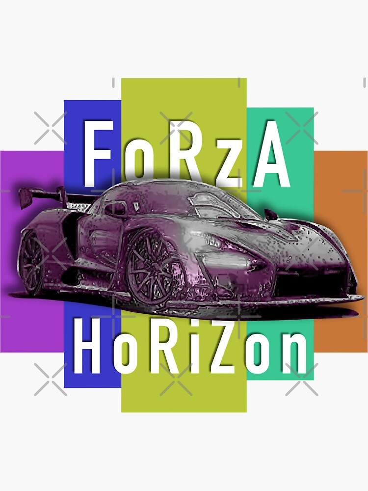 "The Best Things Forza Portrait Art Horizon Car Good Day" Sticker for ...