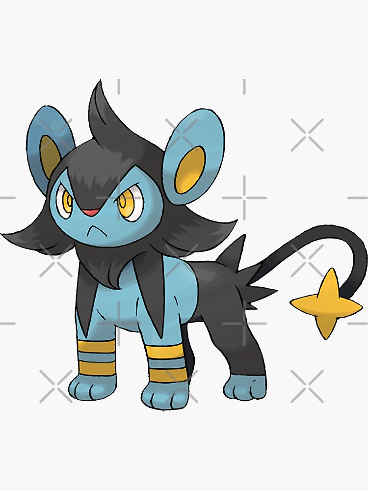 "Lúxio, Lúxráy , Lycánroc Chibi Trending Anime Manga Chibi" Sticker for ...