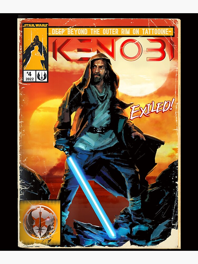 Póster «Portada del cómic Star Wars Obi-Wan Kenobi Exiled Jedi» de ...
