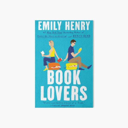 "Book Lovers by Emily Henry Book Cover" Art Board Print for Sale by ...