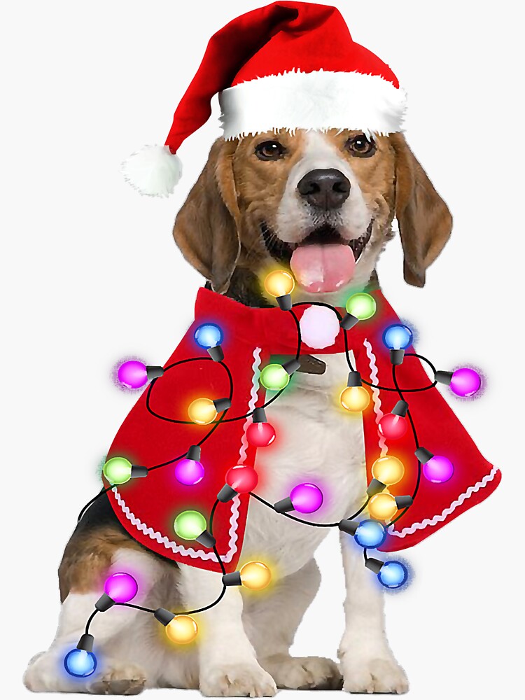 "Beagle Santa Beagle reindeer Light Christmas Santas Reindeer 135 Dog ...