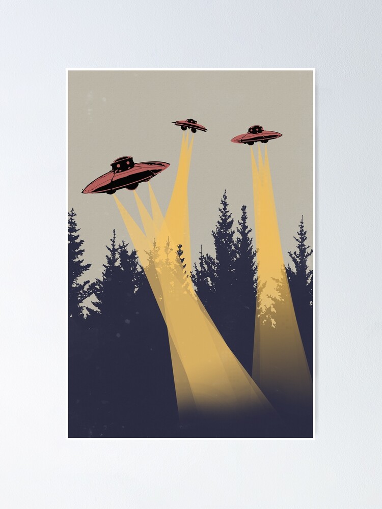 "Alien INVASION" Poster for Sale by ohmygodsogood | Redbubble