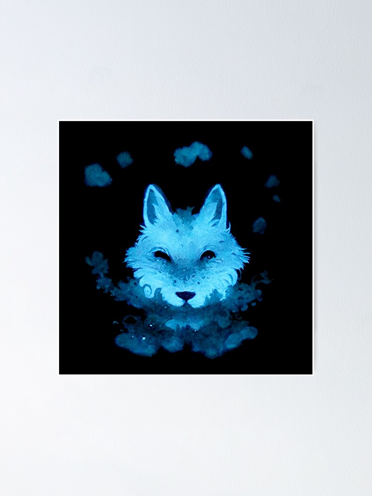 "Wolf Wisp" Poster for Sale by synthetictalent | Redbubble