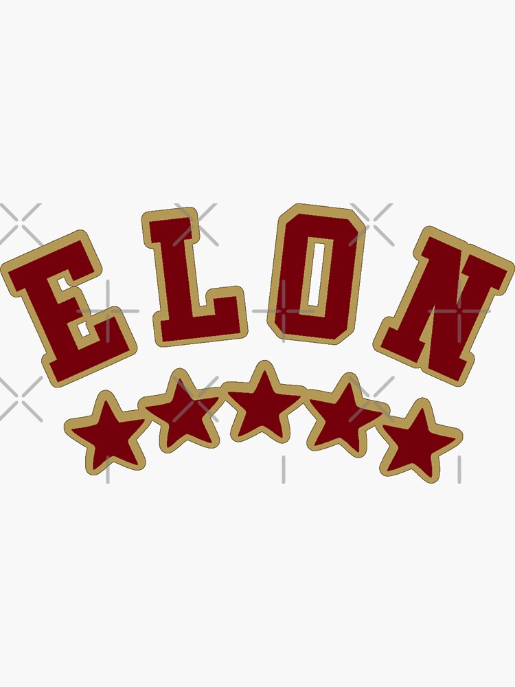 "Elon University Elon College logo" Sticker for Sale by MyUniversity ...