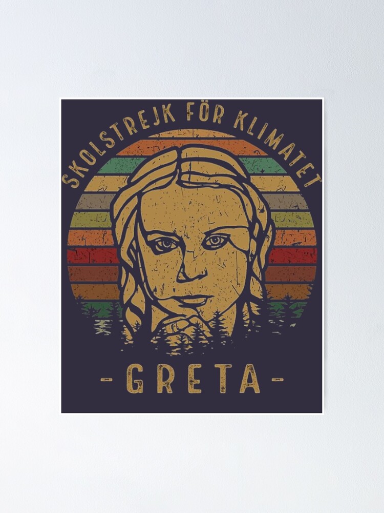 "Mens My Favorite Greta Thunberg Cute Gifts" Poster for Sale by ...