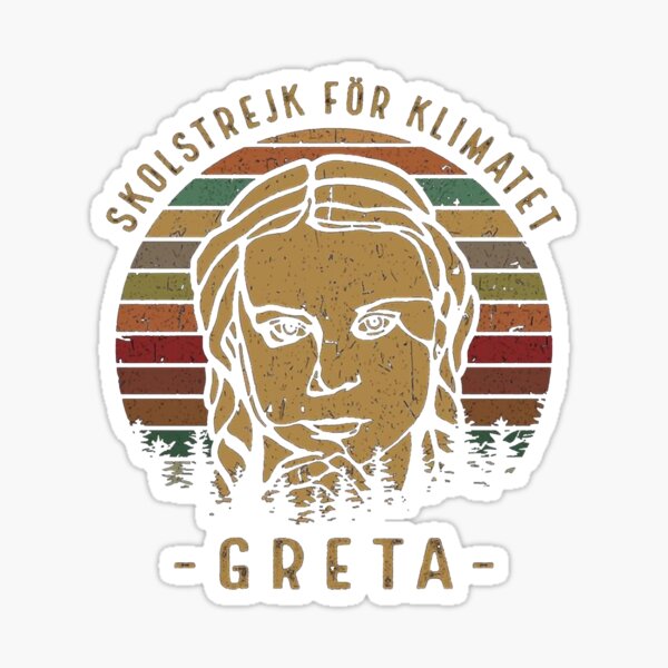 "Mens My Favorite Greta Thunberg Cute Gifts" Sticker for Sale by ...