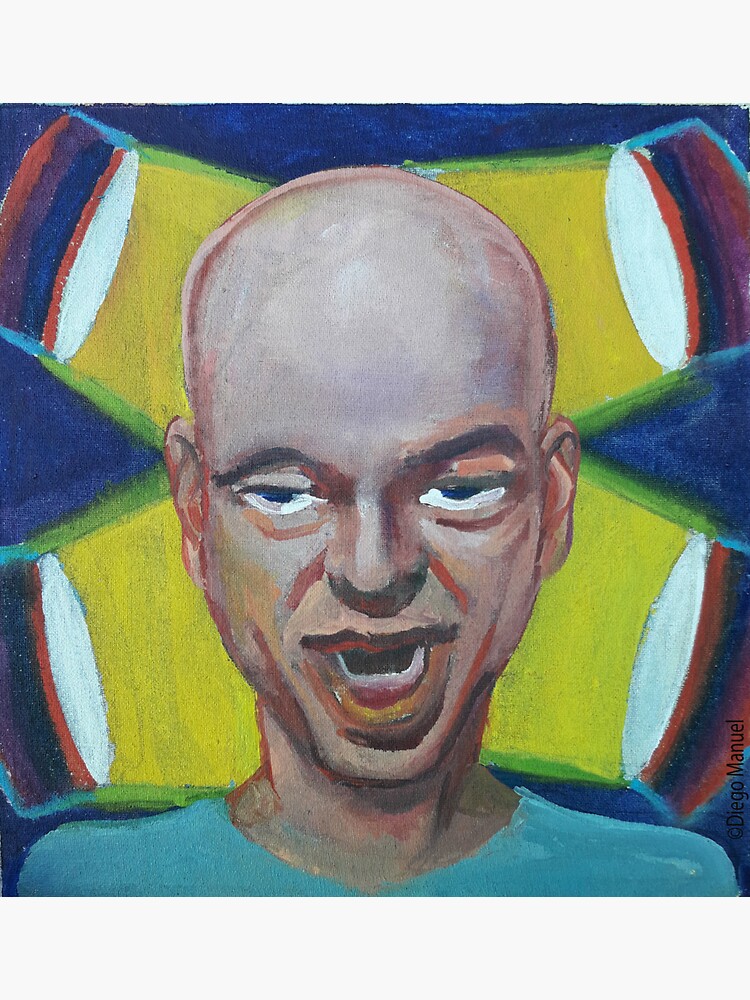 "Luca Prodan" Sticker by diegomanuel | Redbubble