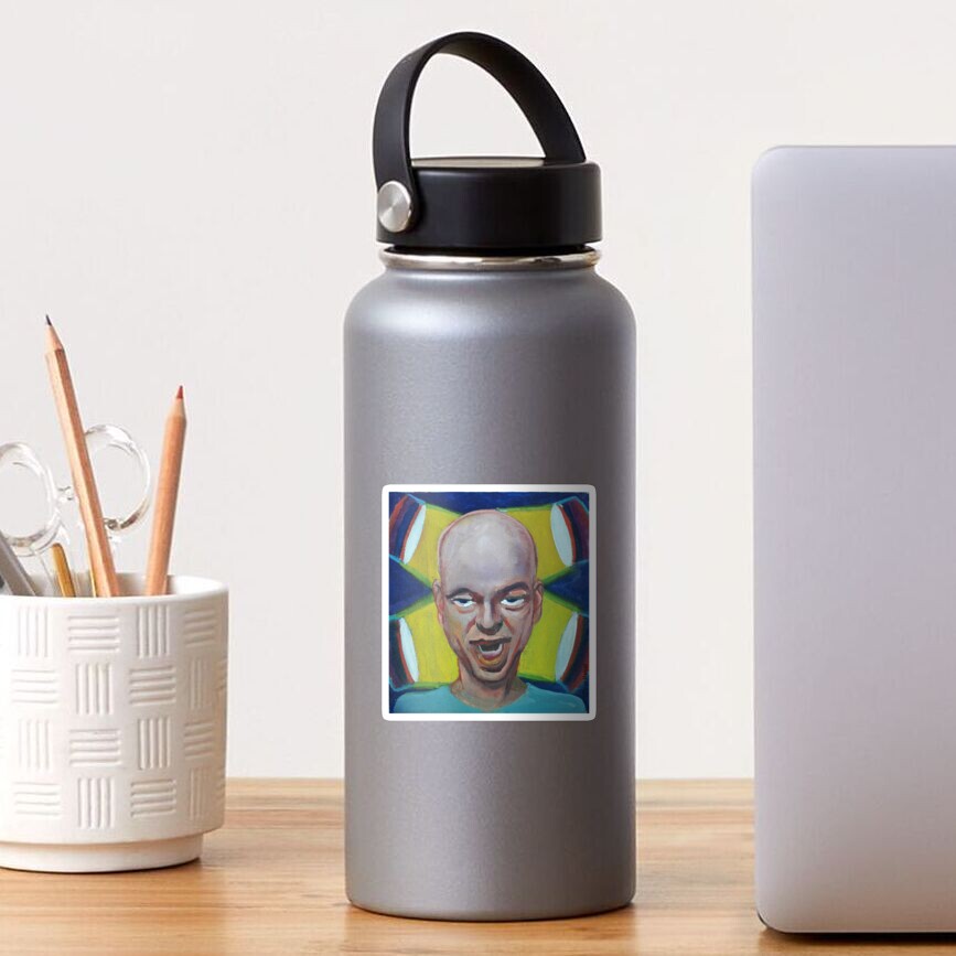 "Luca Prodan" Sticker by diegomanuel | Redbubble