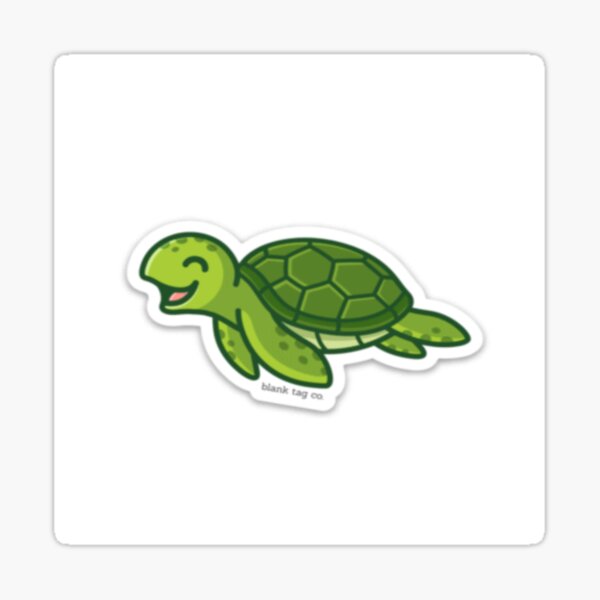 "cute turtle design" Sticker for Sale by ChloeDesigns101 | Redbubble