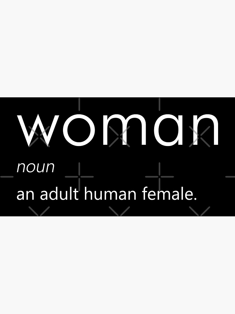 "Woman (Definition) - white" Sticker for Sale by designite | Redbubble