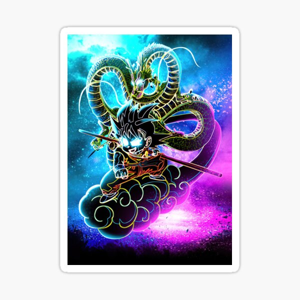 "Dark soul of son goku" Sticker for Sale by StevenCassidy | Redbubble