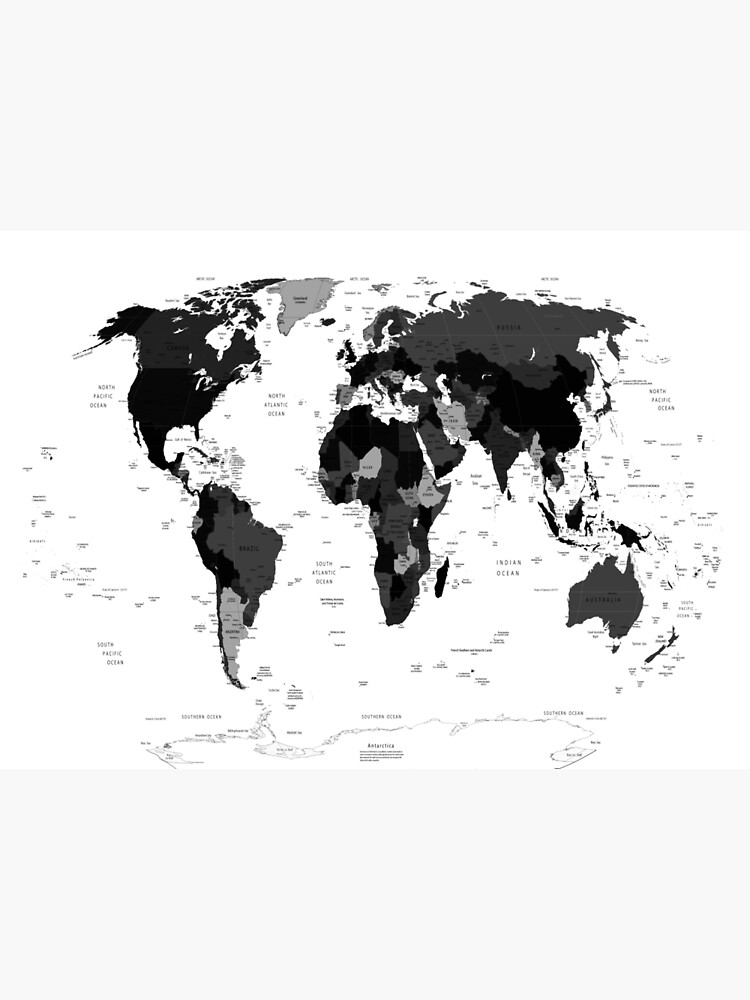 World map Premium Matte Vertical Poster sold by Pink Us Outlying ...