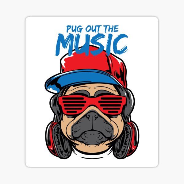 "Pu Funky DJ" Sticker for Sale by kademhocine | Redbubble