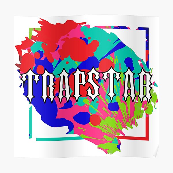 "Trapstar Colorful Logo" Poster for Sale by Aegistart | Redbubble