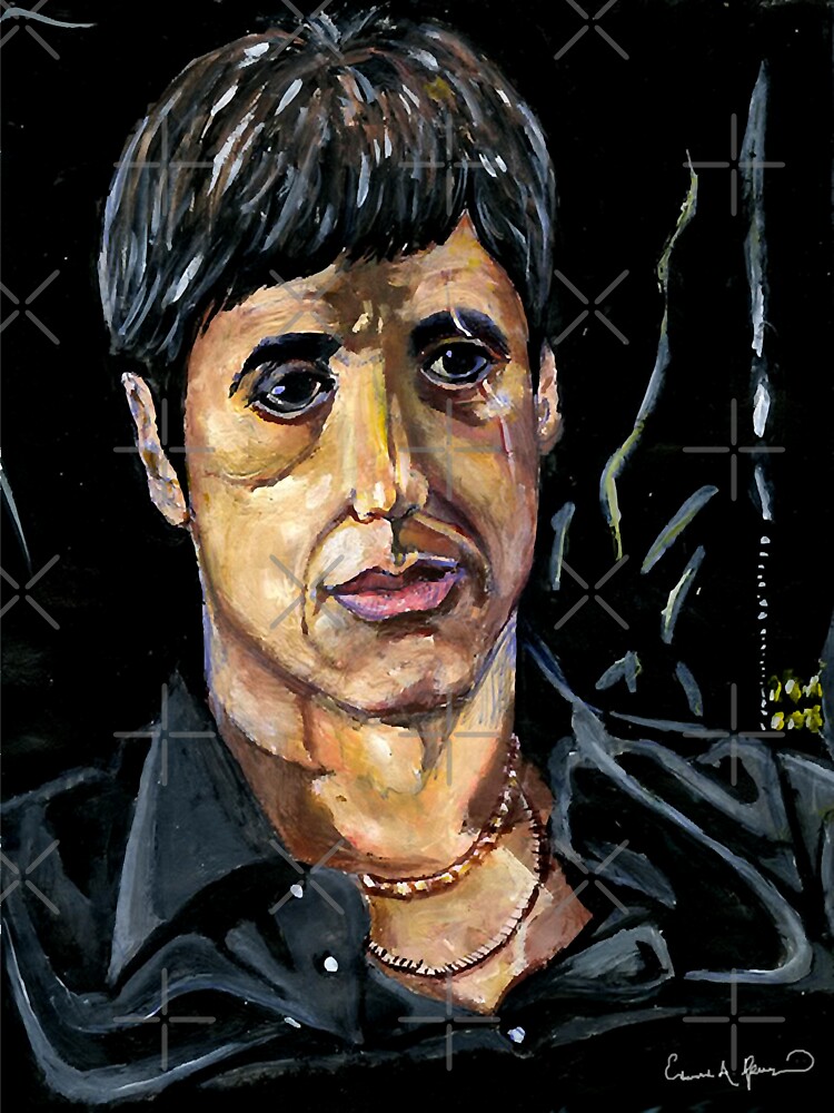 "For Men Women Scarface Tony Montana Retro Wave" Sticker for Sale by ...