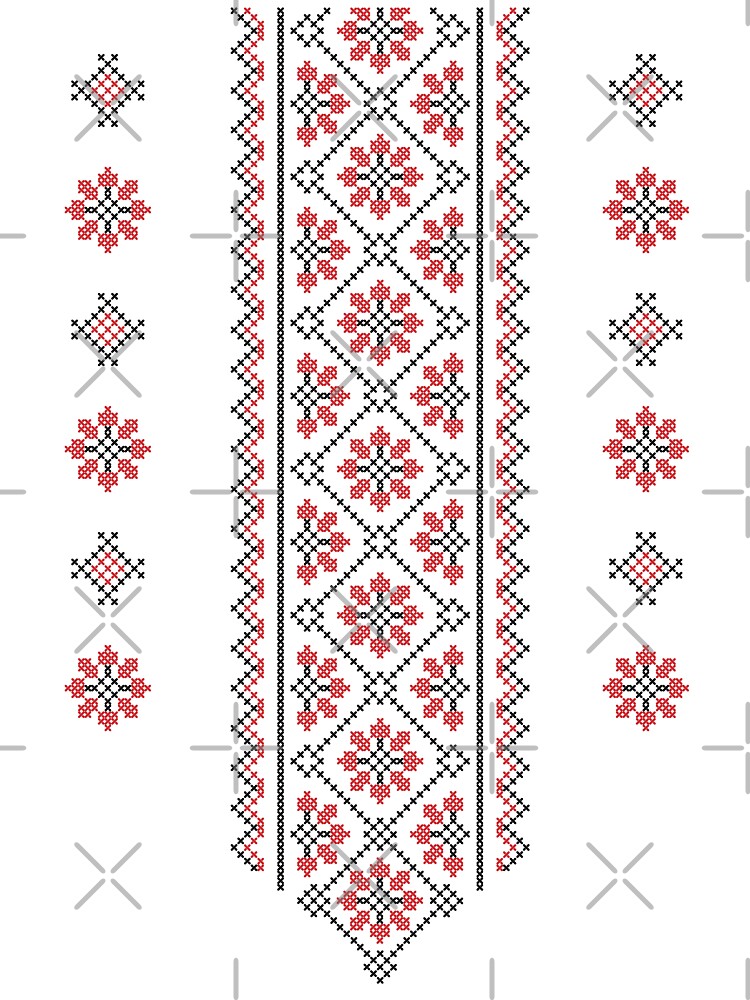 "Palestinian Jordanian Arabic Traditional Tatreez Realistic Embroidery ...