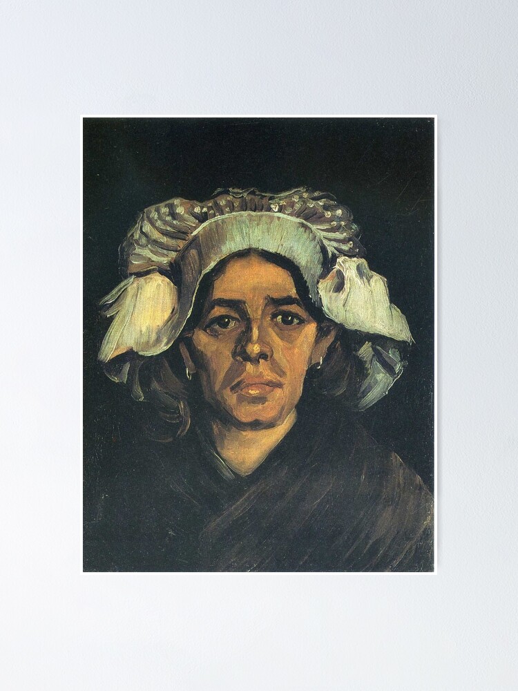 "Peasant Woman Portrait of Gordina de Groot by van gogh" Poster for ...