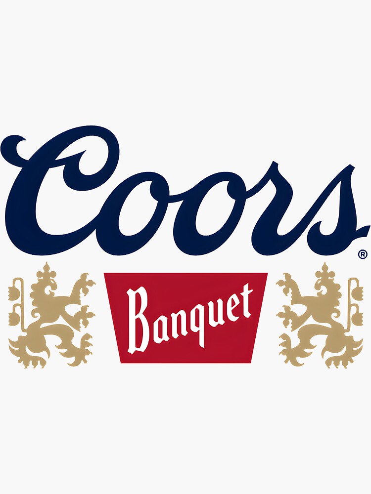 "Coors Banquet Rodeo Logo Distressed" Sticker for Sale by sarffixwan ...