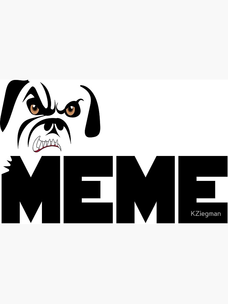 "Bite Me Meme" Poster for Sale by KZiegman | Redbubble