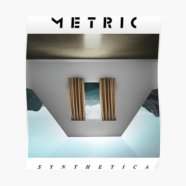 "METRIC BAND" Poster for Sale by ralflorez | Redbubble