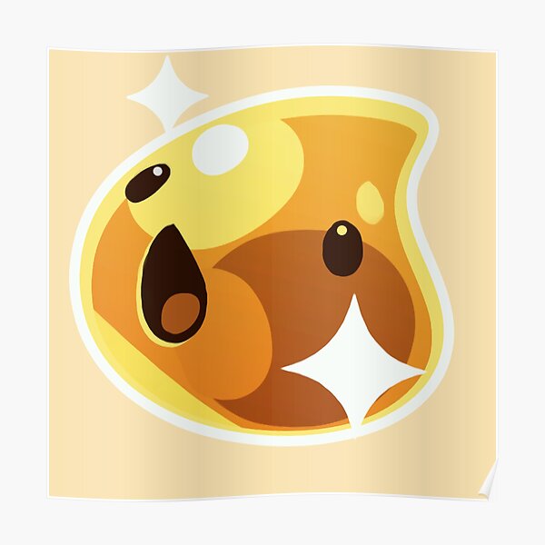 "Gold Slime - Slime Rancher 2" Poster for Sale by ChibiAnime1 | Redbubble