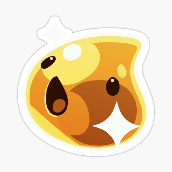 "Gold Slime - Slime Rancher 2" Sticker for Sale by ChibiAnime1 | Redbubble